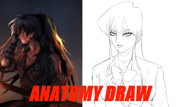 Draw Manga And Anime Style Fanart By Wolf3artist Fiverr