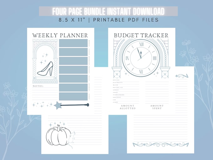 Create a custom digital organizational bundle by Dreamawish | Fiverr