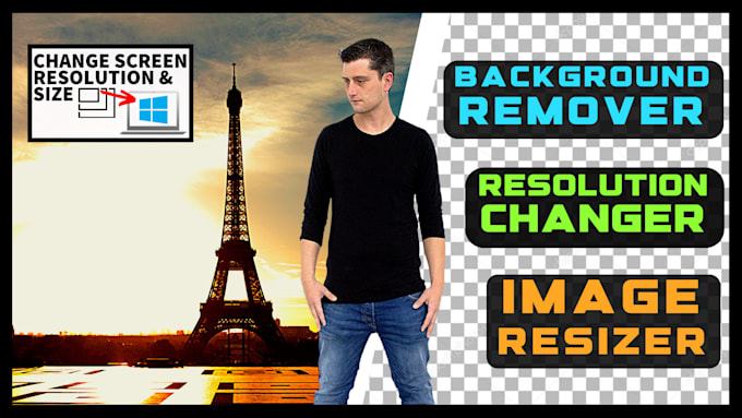 Remove backgrounds, resize images and change resolutions by Saschatripke | Fiverr