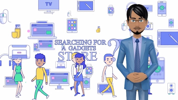 Create a spokesperson animated explainer video by Nasrilic | Fiverr