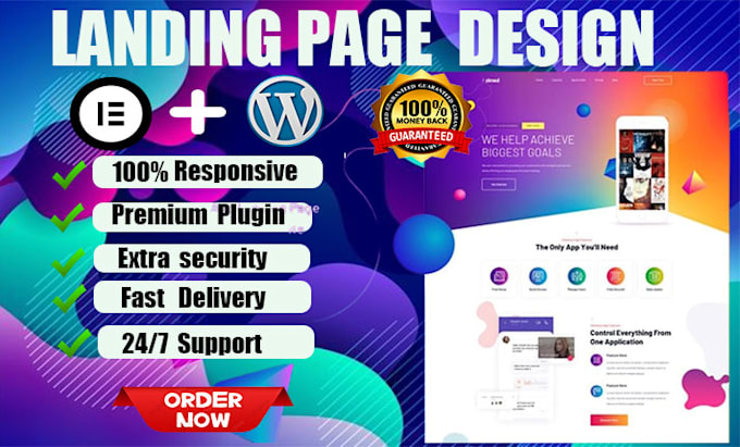 Do landing page design, website design and wordpress landing by Sathi ...