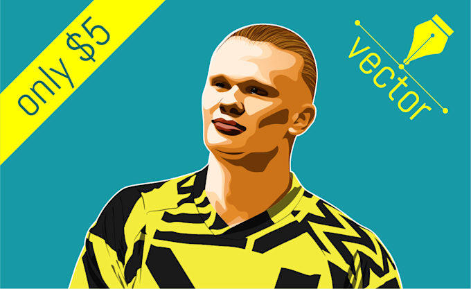 Manually draw vector cartoon from your photo with adobe illustrator by ...