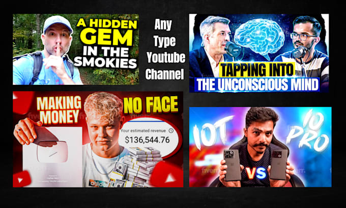 Design eye catchy youtube thumbnail in 2 hours by Designgaphicslk | Fiverr