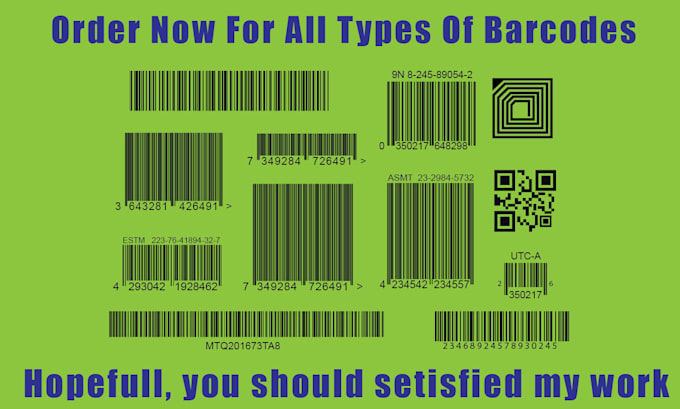 Create barcodes and qr codes for your products by Aqibmehmod | Fiverr