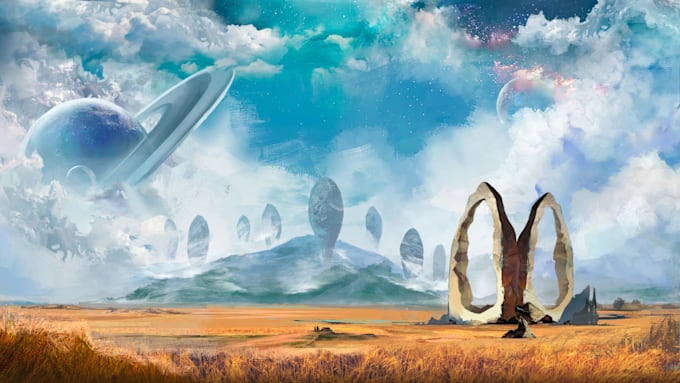 Create a high quality concept art environment by Katelopatneva | Fiverr