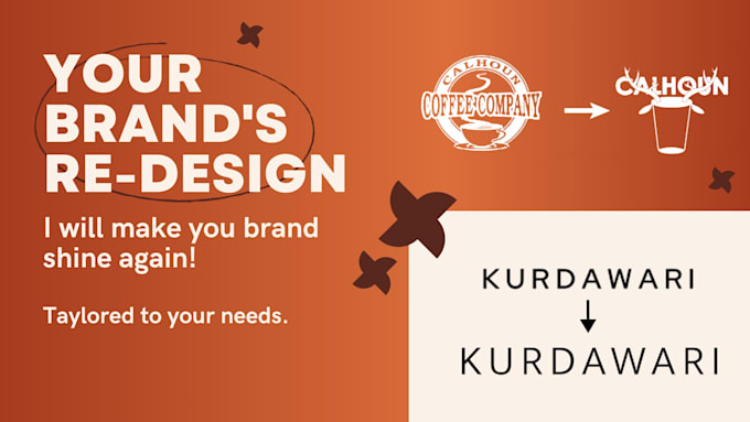 Redesign your brand design by Jazmin161 | Fiverr