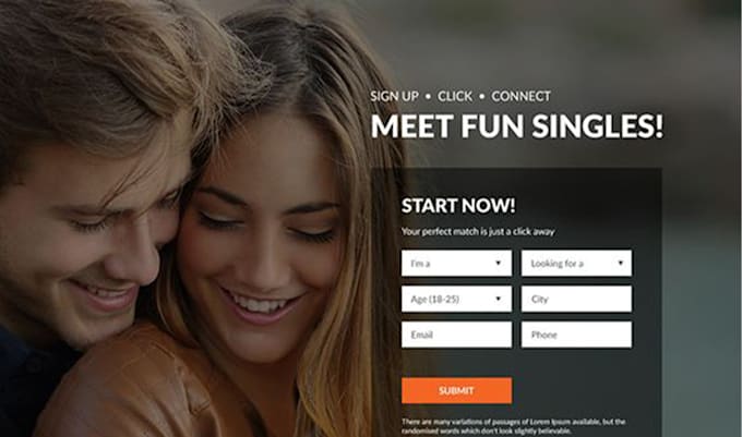 Create dating website, matrimonial website with live chat by Meg ...