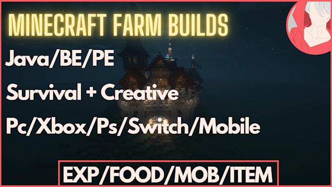 Build any minecraft farm by Revillium | Fiverr