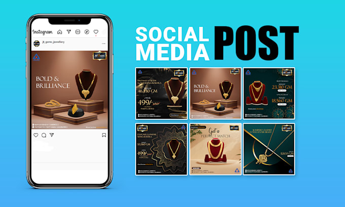 Do 15 modern social media posts design and carousel by Srdigital12 | Fiverr