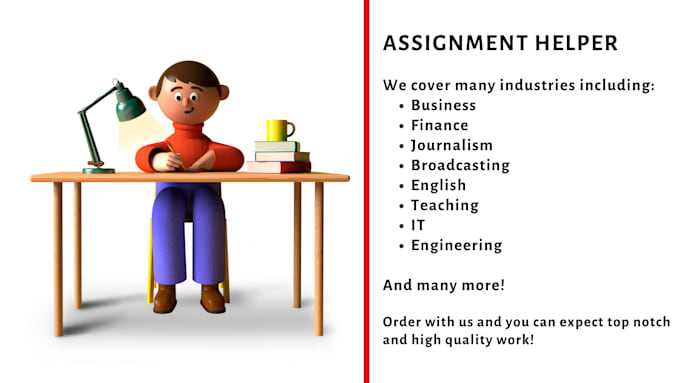 Write all types of assignments by Jm_0905 | Fiverr