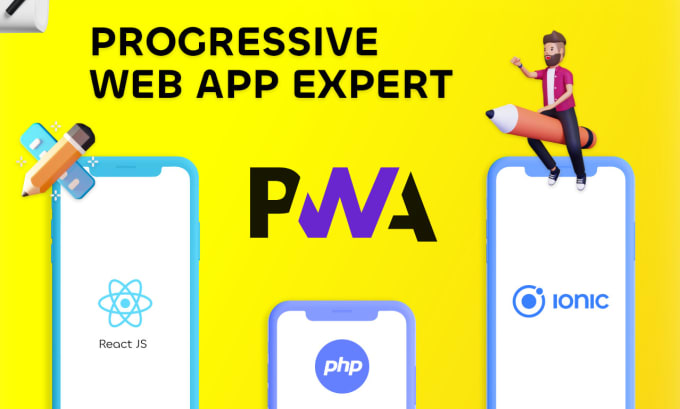 Develop pwa progressive web app with react js, php, ionic by Mhj2212 ... Develop pwa progressive web app with react js, php, ionic by Mhj2212 ...