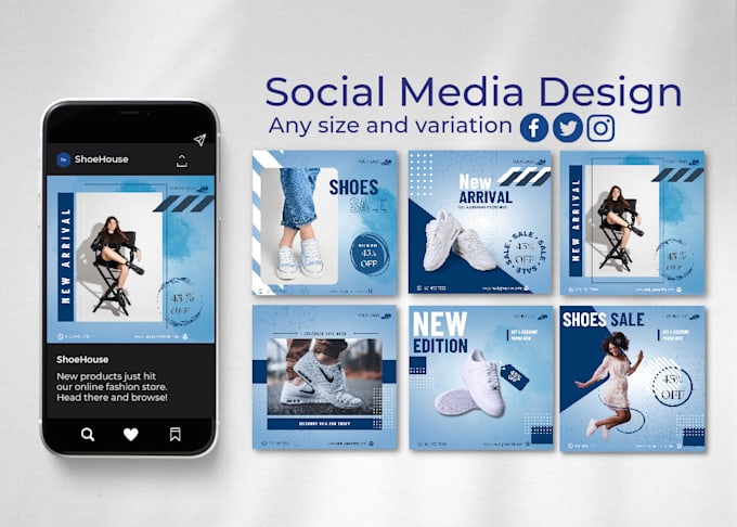 Create professional social media post design by Humnahazhar | Fiverr