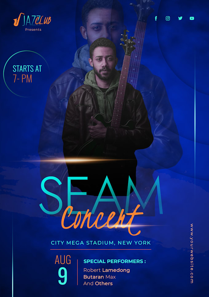 Design printable or digital flyer, poster, brochure by Sadikshahrear ...