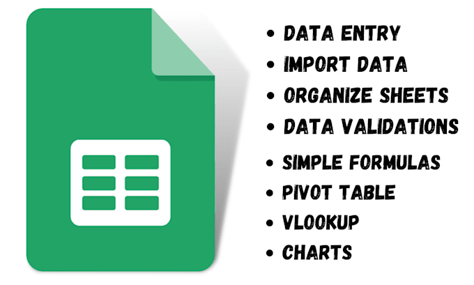 Work on your excel and google sheet by Deafhippo | Fiverr