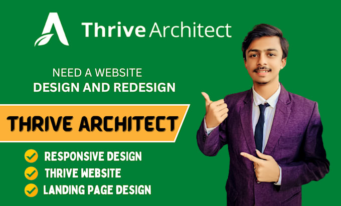 Create sales funnel thrive architect landing page by thrive theme by Dev_yousuf | Fiverr