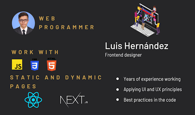 Do html, css and js responsive web programming, static or dynamic by ...