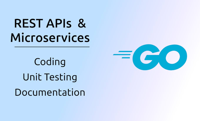 Code your rest apis with golang by Ramicuenca | Fiverr Code your rest apis with golang by Ramicuenca | Fiverr