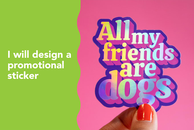 Design a custom sticker by Jennaecreates | Fiverr