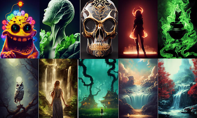 Design ai illustration for instagram, pinterest, social media views by ...