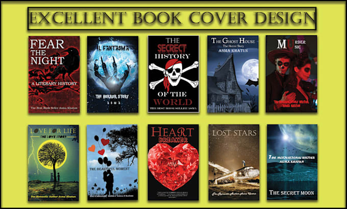 Make an outstanding digital book cover, book cover design, ebook cover ...