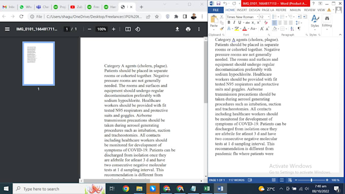 Provide pdf, image, handwritten to excel, word conversion by ...