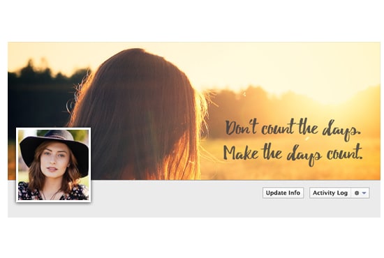 Design a handwritten quote for your facebook cover photo by ...