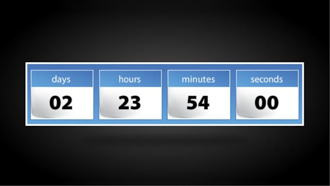 Create a countdown timer page for your website by Kareemlavafire | Fiverr