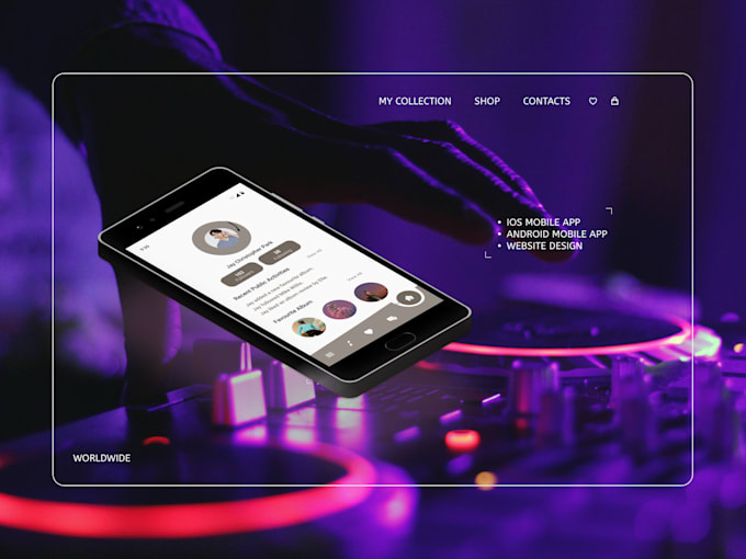 Create mobile app ui design and website ui design by Erinalin | Fiverr