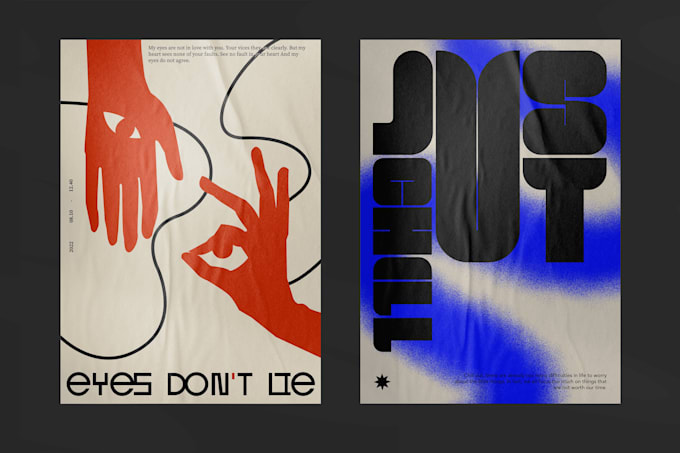 Design stylish and modern posters by Llleraii | Fiverr