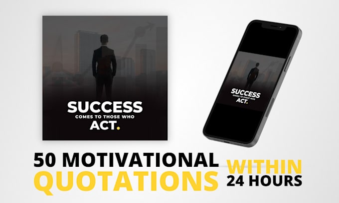Design social media post of motivational and inspirational quotes by ...