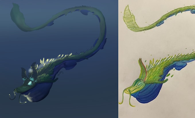 Create a digital illustration of your fakemon design by Stooofy | Fiverr