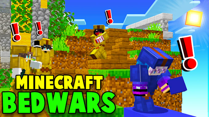 Make the best minecraft 2d thumbnail by Taiwebster196 | Fiverr