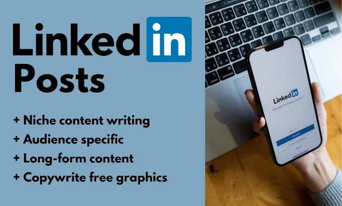 Write engaging posts for your linkedin profile by Sunsetwild | Fiverr