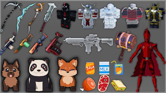 Do the best quality 3d models for your roblox game by Memphysx | Fiverr