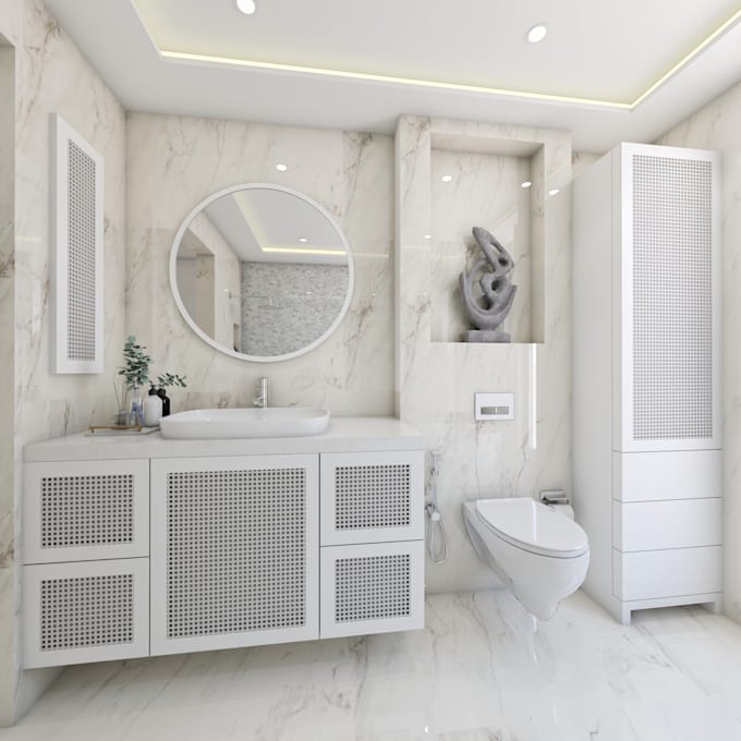 Do realistic bathroom render by Dipesh_parag | Fiverr