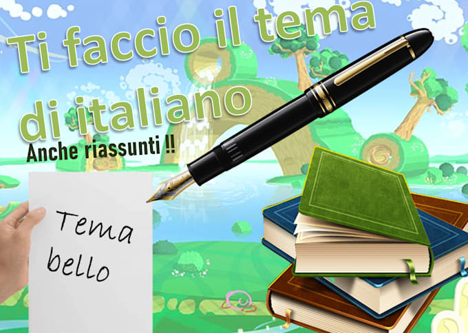 Make your italian theme ti faccio il tema di italiano by Mr_waddle ...