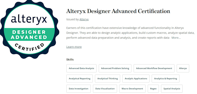 Help you with your alteryx workflows and tableau dashboards by ... Help you with your alteryx workflows and tableau dashboards by ...