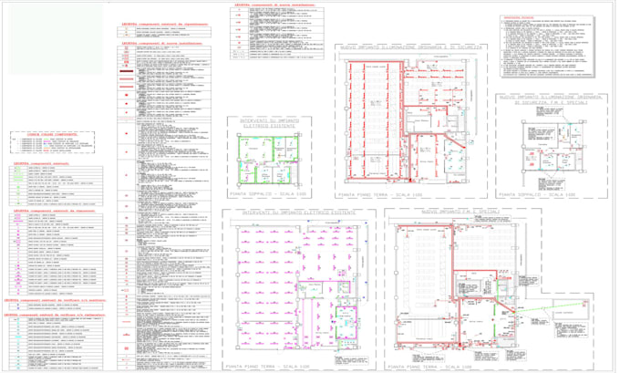 Draw professional electrical and plumbing plans using cad, electricalom by Andreagrosso82 | Fiverr