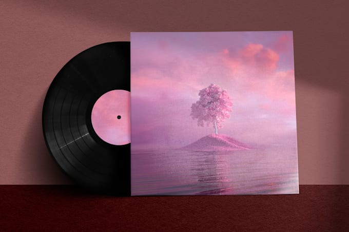 Design abstract digital album cover art or music artwork by ...