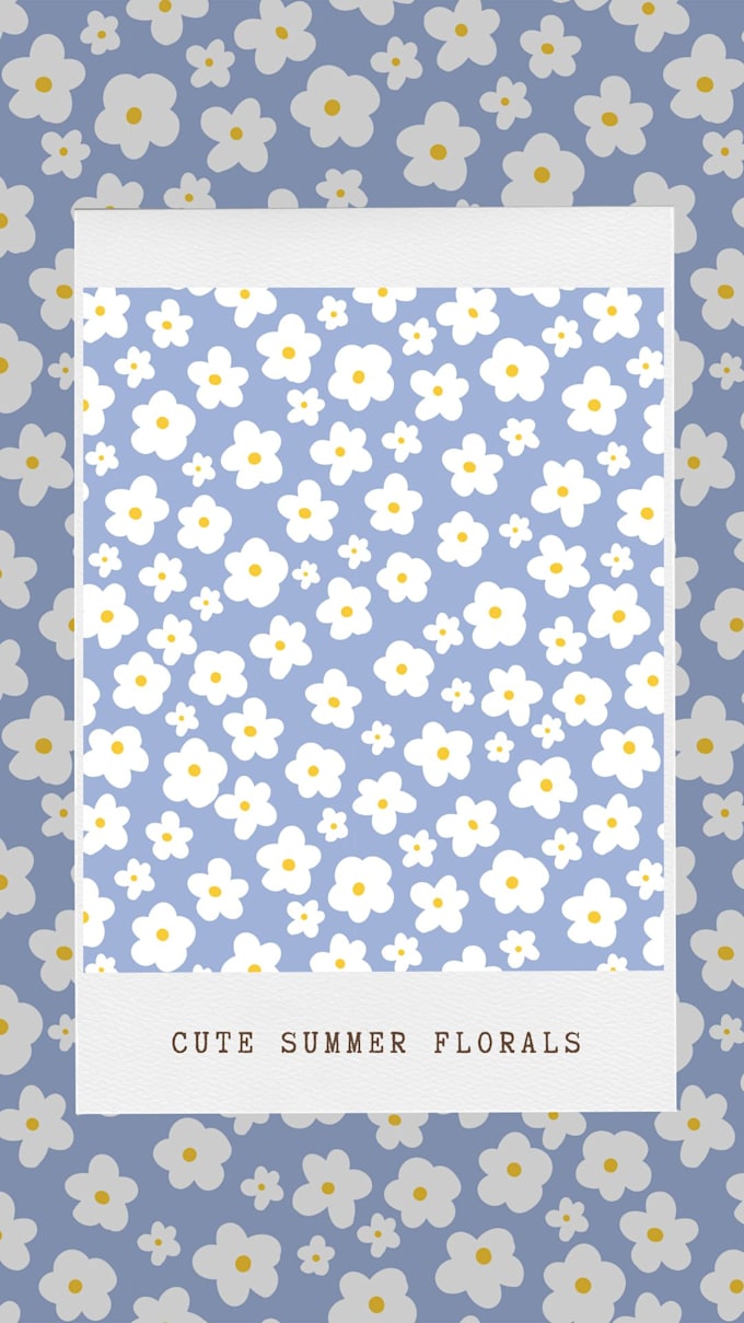 Create 1 simple cute pattern with 1 element by Meghnamohan | Fiverr