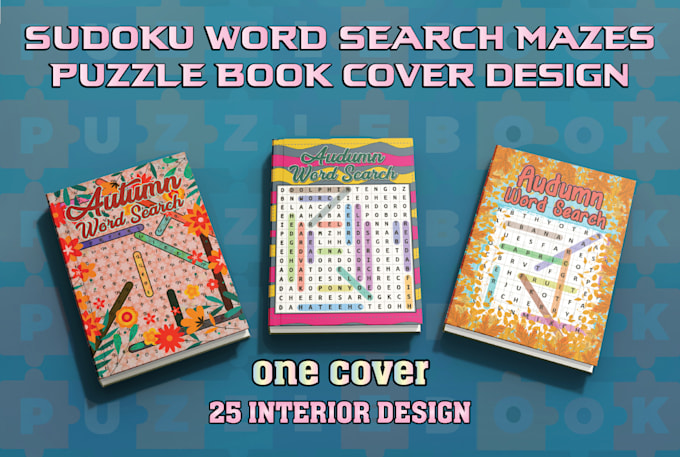 Design word search, mazes, puzzle book cover or interior by ...