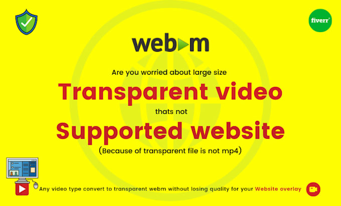 Convert video to webm or transparent or alpha webm for web by Iram22 ...
