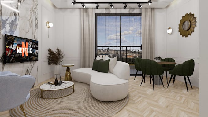 Create exclusive interior design, photorealistic 3d visualization by Mattgiorgio958 | Fiverr