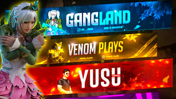 Make epic banners for twitter, twitch and youtube in 8 hours by ...