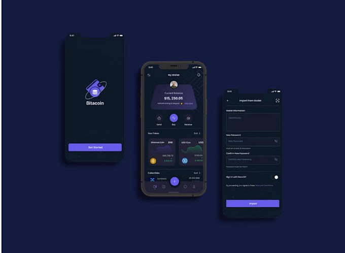 Create a custom mobile apps ux ui design in figma by Rema_desi | Fiverr