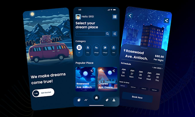 Design Uiux Or Prototype Wireframe For Mobile And Web By Designthou