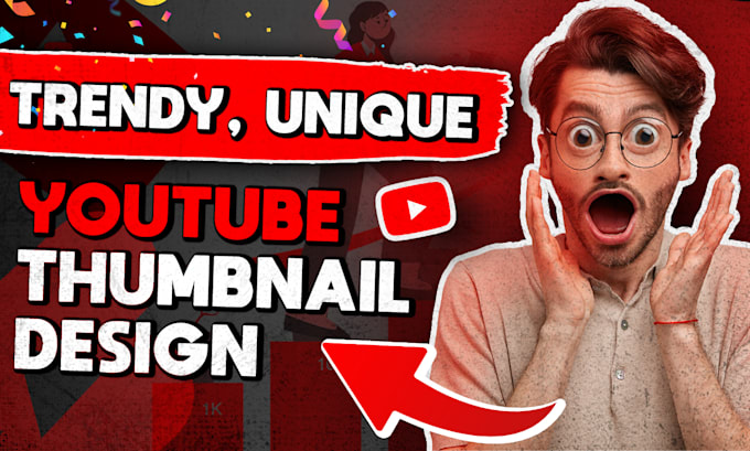 Design trendy and eye catching youtube thumbnail design by Ajit_jadeja ...