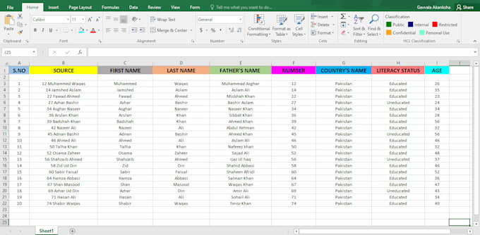 Do data entry, copy paste, data collection, pdf to excel or word by Akanksha_03 | Fiverr