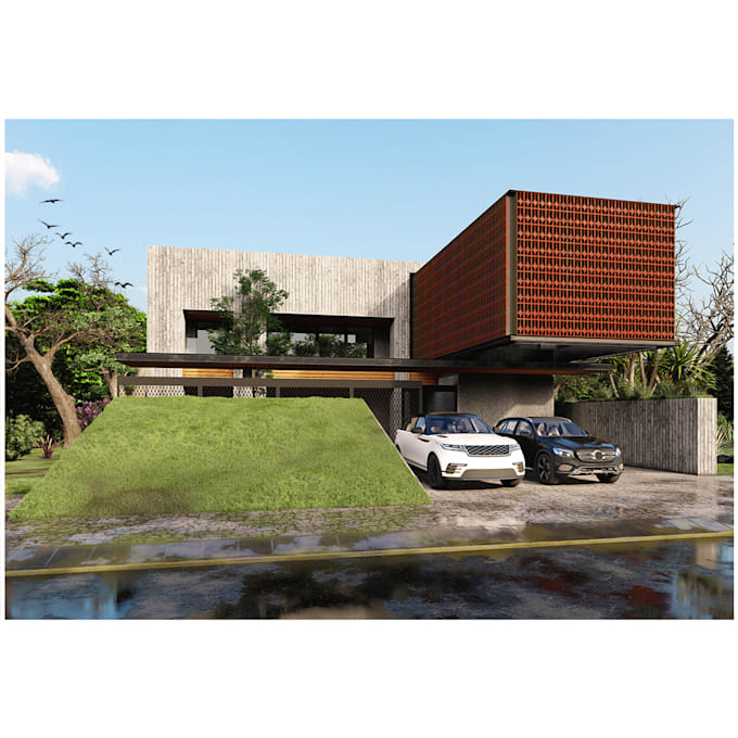 Render high quality 3d exterior architectural visualization by ...