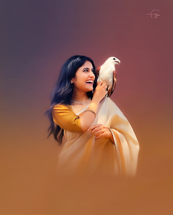 Do digital painting,poster designs by Vijay911 | Fiverr